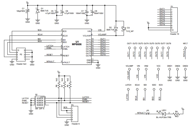 EV6606-F-00A Evaluation Board - MPS | Mouser